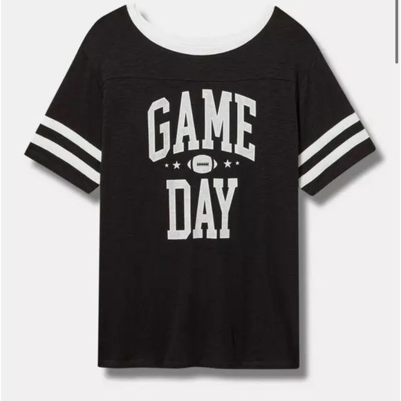 torrid | Tops | Torrid Game Day Relaxed Fit Vintage Slub Tee | Poshmark